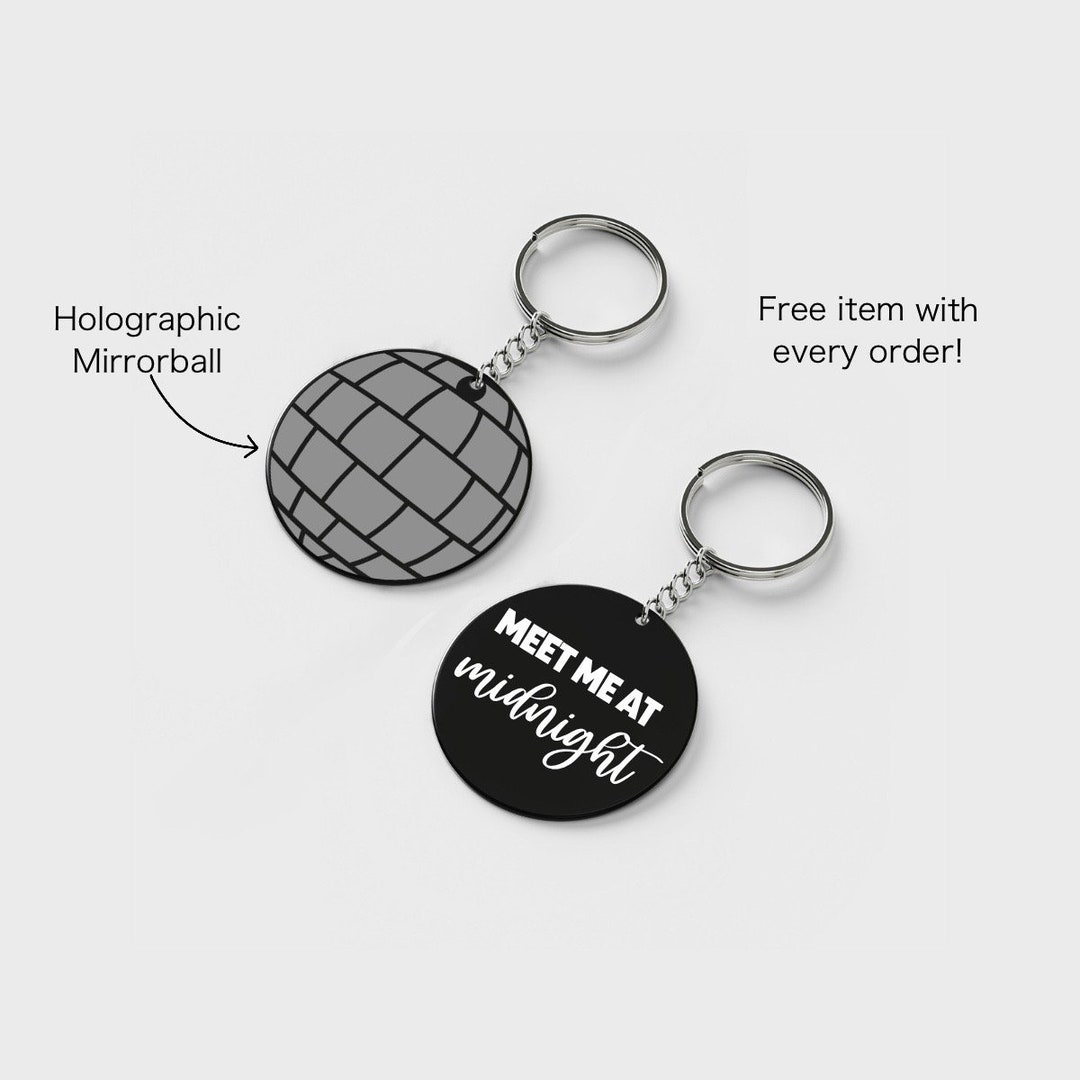 Taylor Swift Meet Met at Midnight Keychain Swifty Tour Merch - Etsy