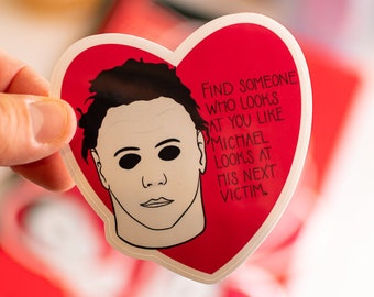 Halloween Sticker Michael Myers Sticker Horror Sticker - Etsy