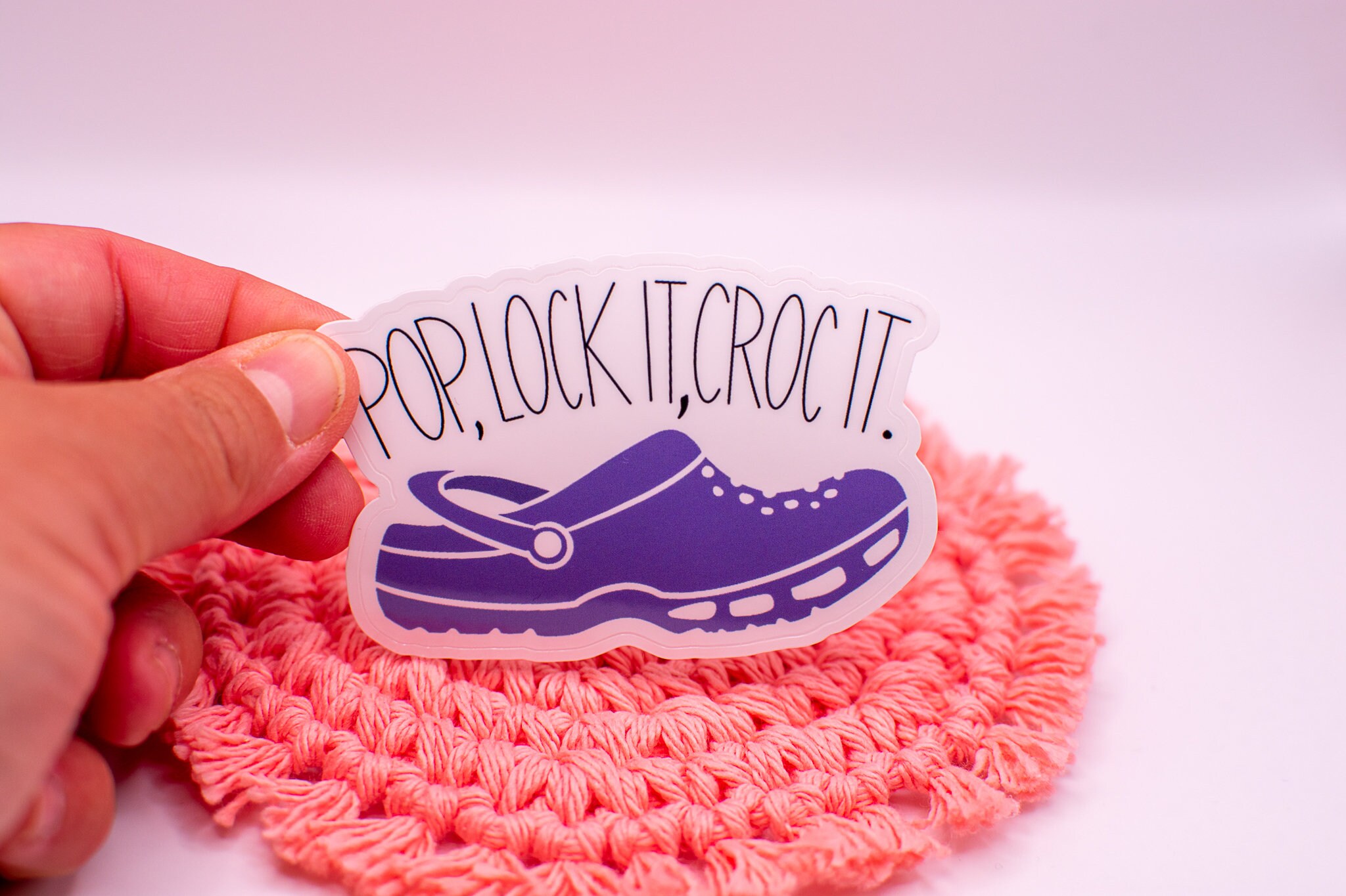 Funny Croc Sticker Croc Shoe Sticker for Water Bottle Nurse | Etsy