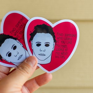 Halloween Sticker Michael Myers Sticker Horror Sticker - Etsy