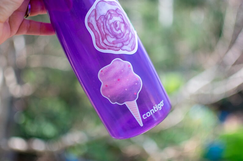 Cotton Candy Sticker Carnival Food Stickers Summer Treats | Etsy