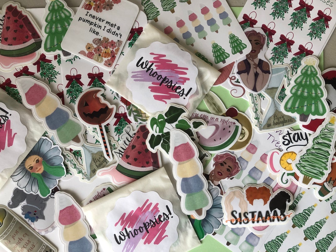 Oops Stickers Whoopsies Mystery Grab Bags Oops Sticker Grab - Etsy