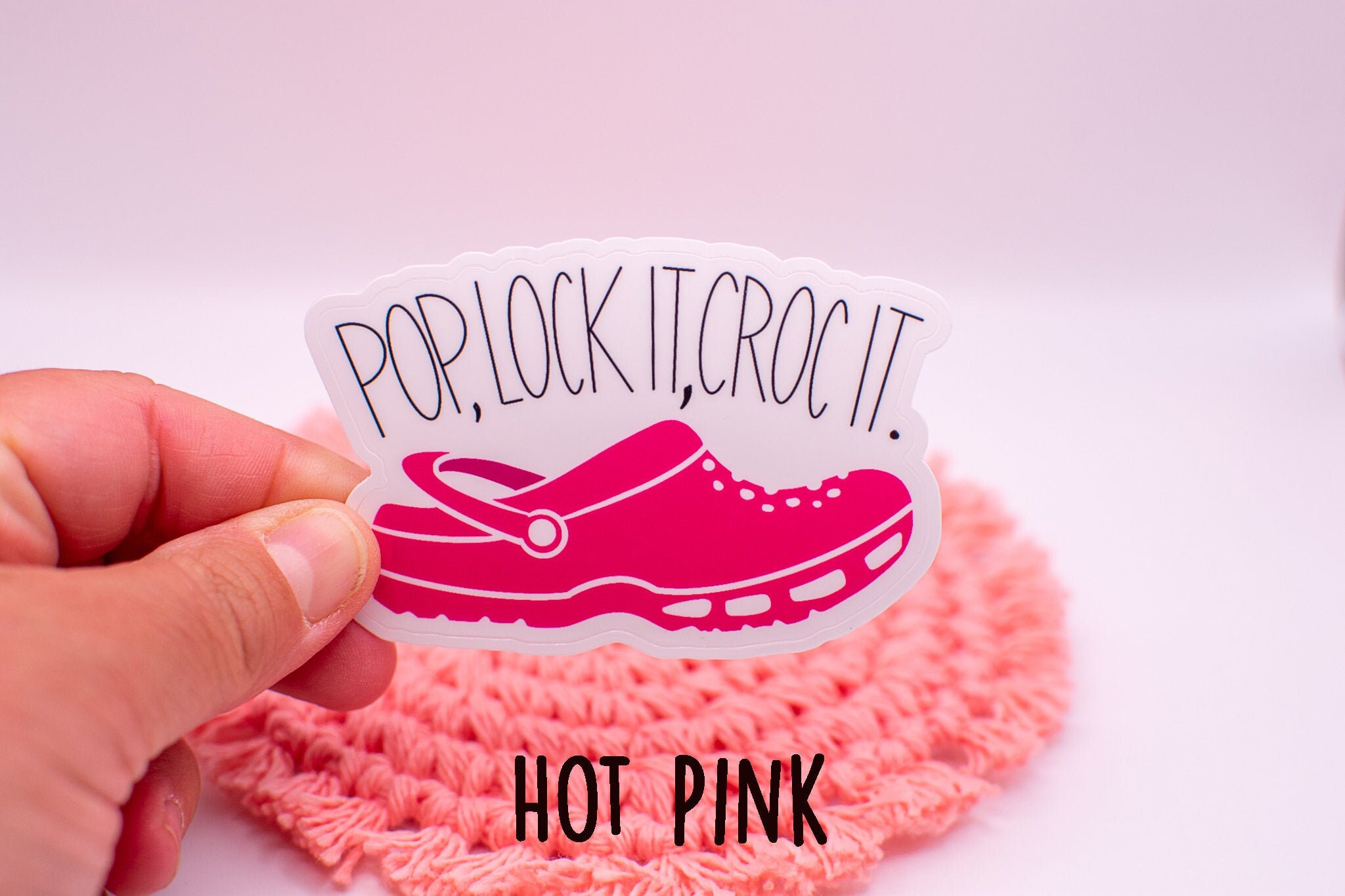 Funny Croc Sticker Croc Shoe Sticker for Water Bottle Nurse | Etsy