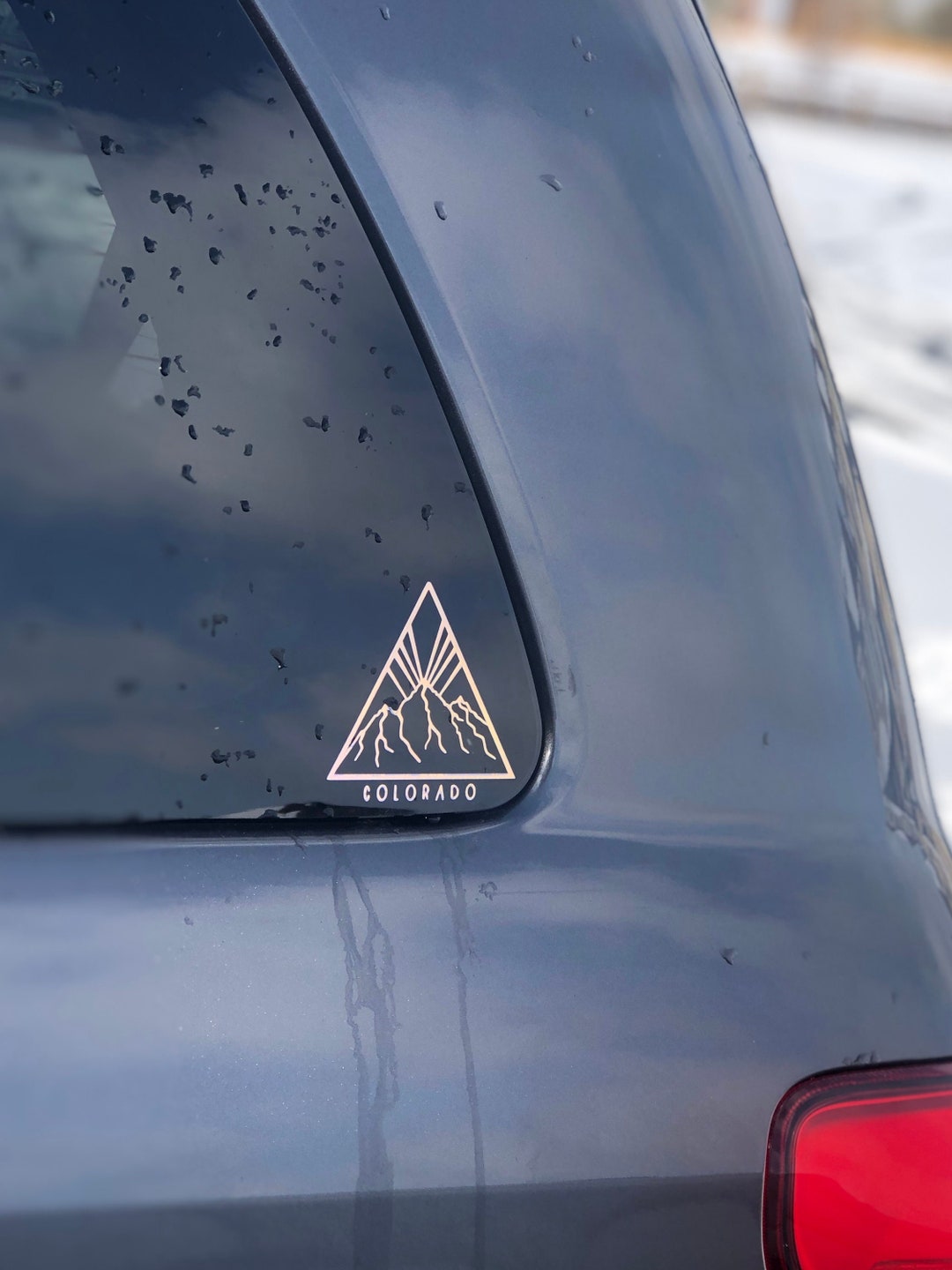 Colorado Mountain Decal, Colorado Vinyl Decal, Mountain Sunset Sticker ...