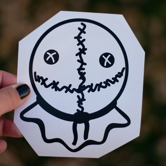 Trick R Treat Window Decal Sam Car Decal Halloween Stickers - Etsy