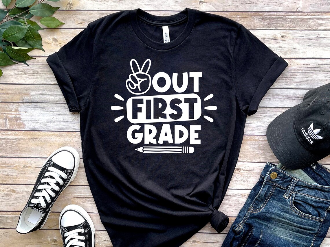Peace Out First Grade SVG 1st Grade SVG Last Day of School - Etsy