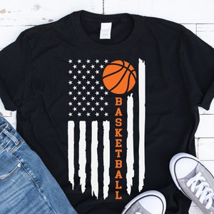 Basketball American Flag SVG | Basketball Usa Flag SVG | Basketball ...