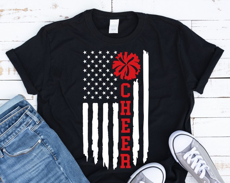 Cheer American Flag SVG Cheer Usa Flag SVG Cheer Flag SVG - Etsy