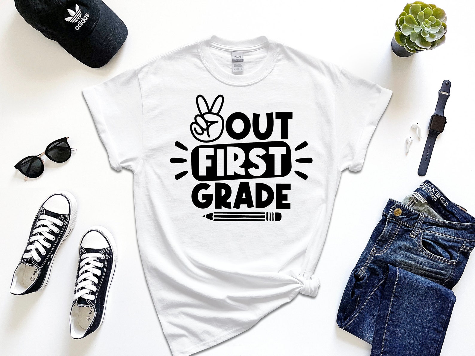 Peace Out First Grade SVG | 1st Grade SVG | Last Day of School SVG ...
