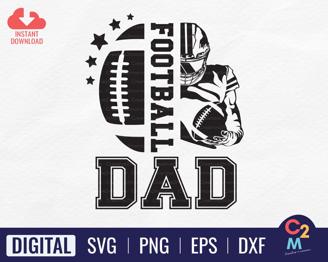 Football Dad SVG | Football Player Svg | American Football | Football ...