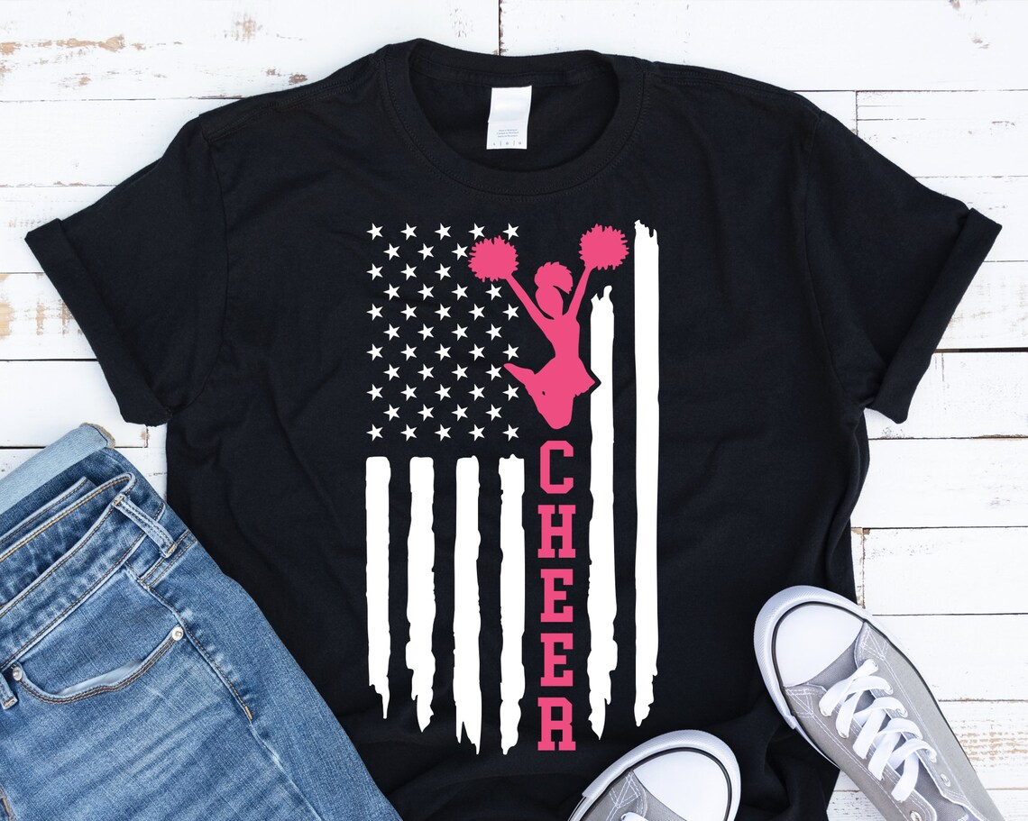 Cheer American Flag SVG Cheer Usa Flag SVG Cheer Flag SVG - Etsy