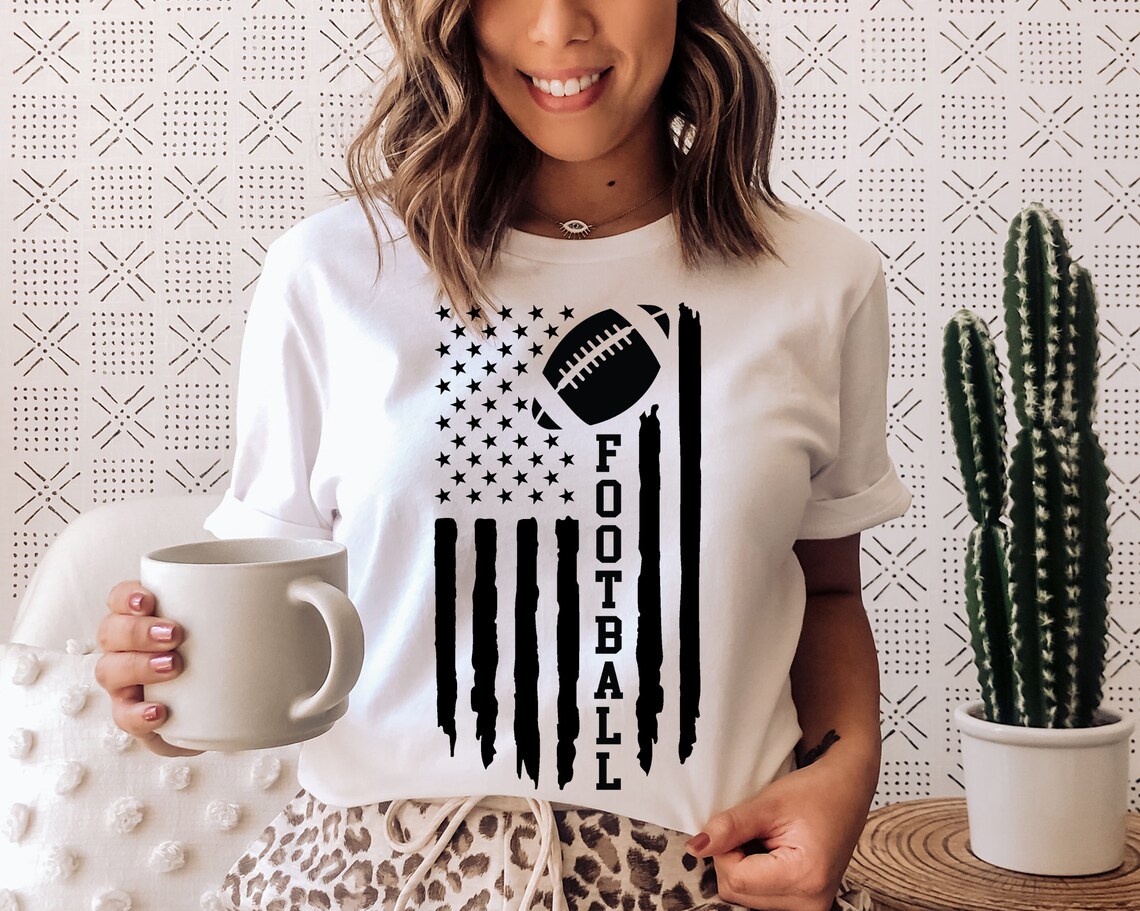Football American Flag SVG Football Usa Flag SVG Football - Etsy