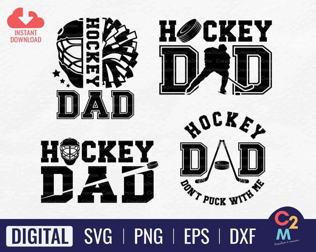 Hockey Dad Bundle SVG | Hockey Dad Shirt | Hockey Player SVG | Fun ...