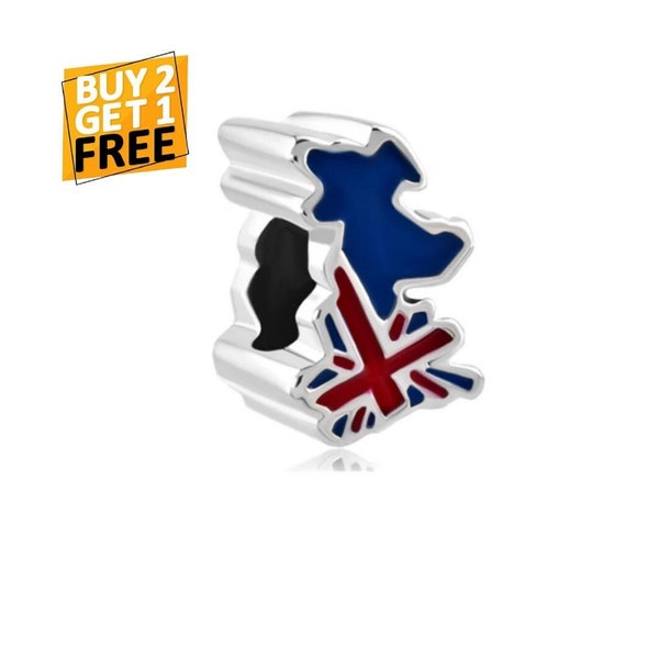 British Flag Charm - Etsy