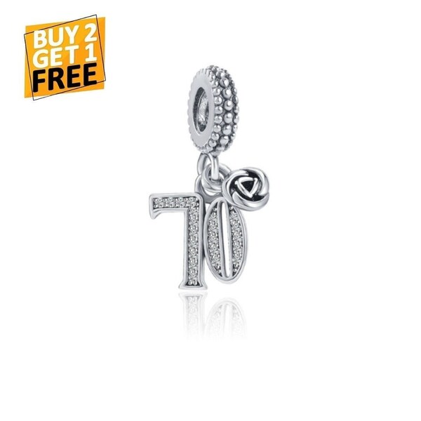 Pandora Charms 70th Birthday - Etsy