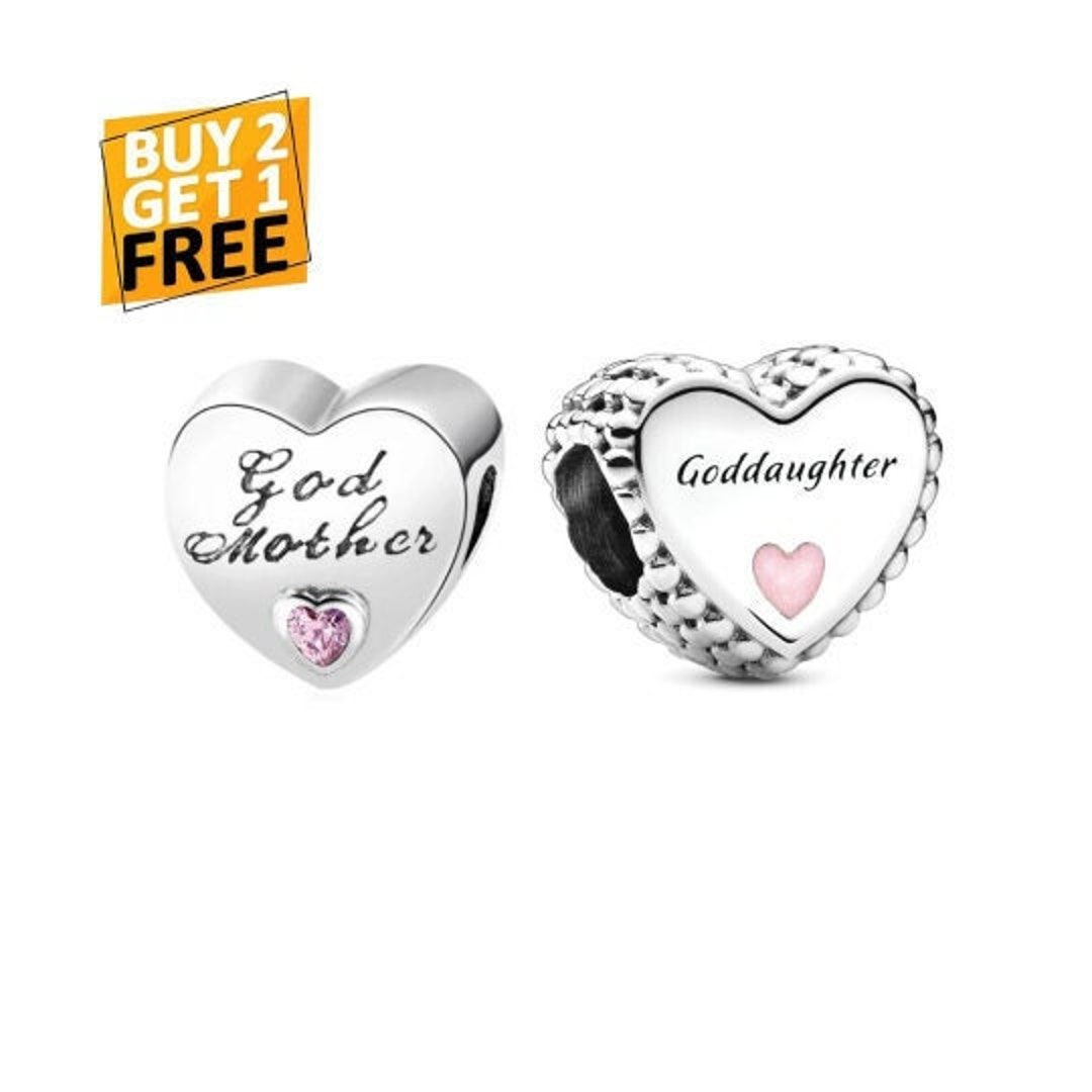 Godmother & Goddaughter Charms Godmother Charm God Daughter - Etsy