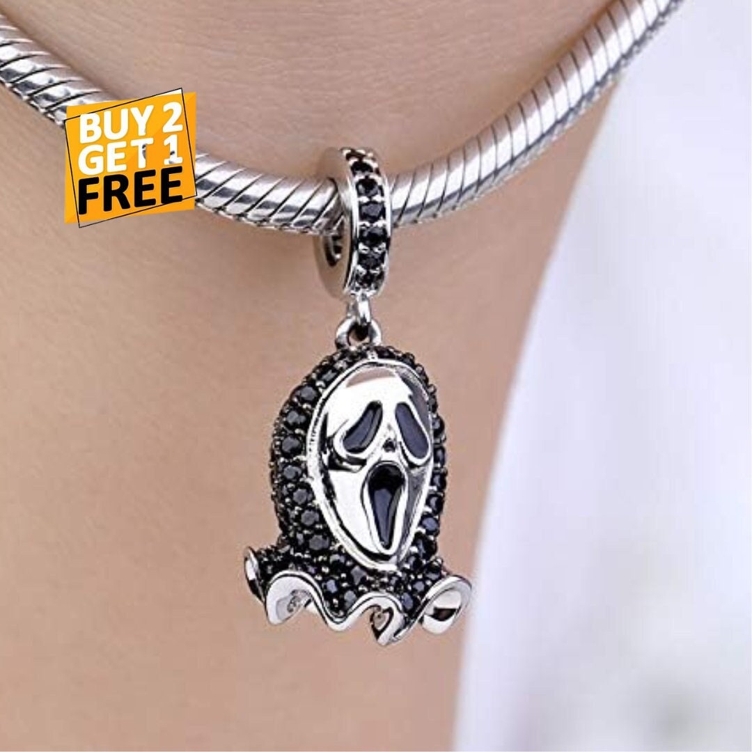 Scream Charm Scream Mask Charm Ghostface Charm Dangle Charm - Etsy