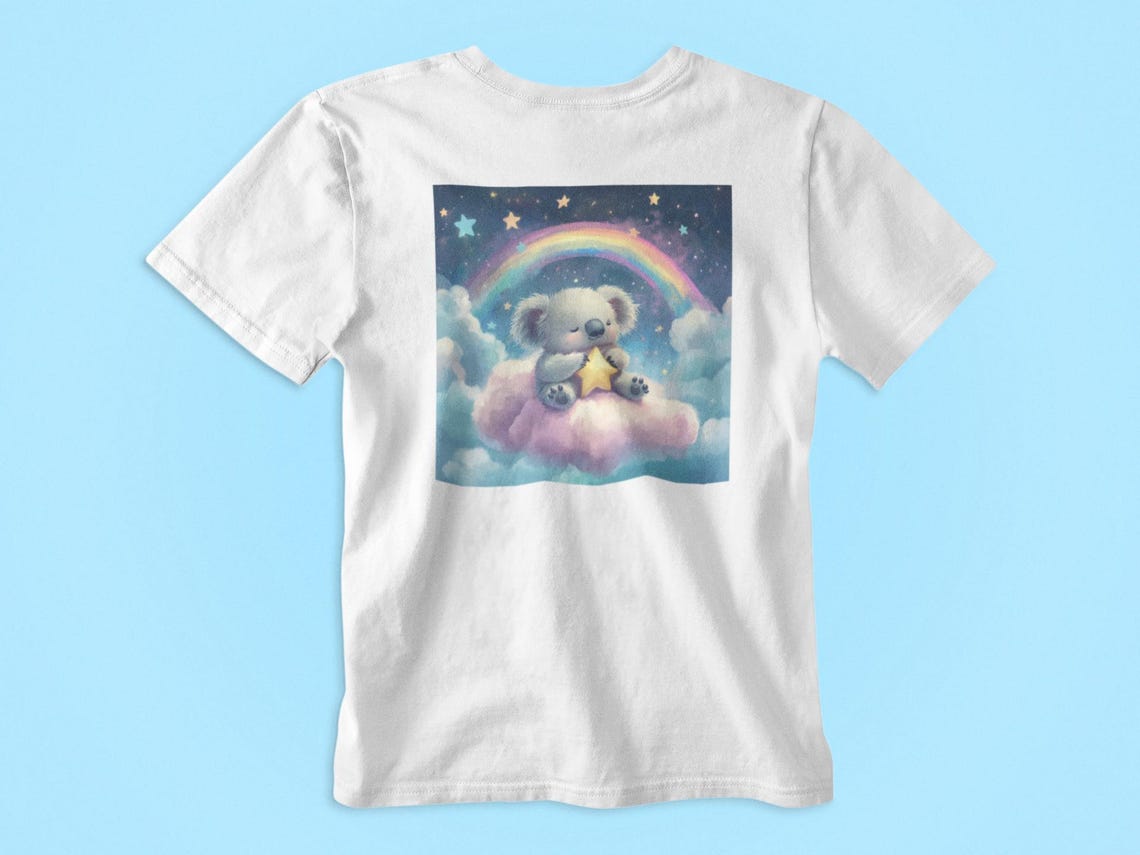 Cute Koala T-shirt for Kids, Adorable Koala Graphic Tee, Fun & Playful ...