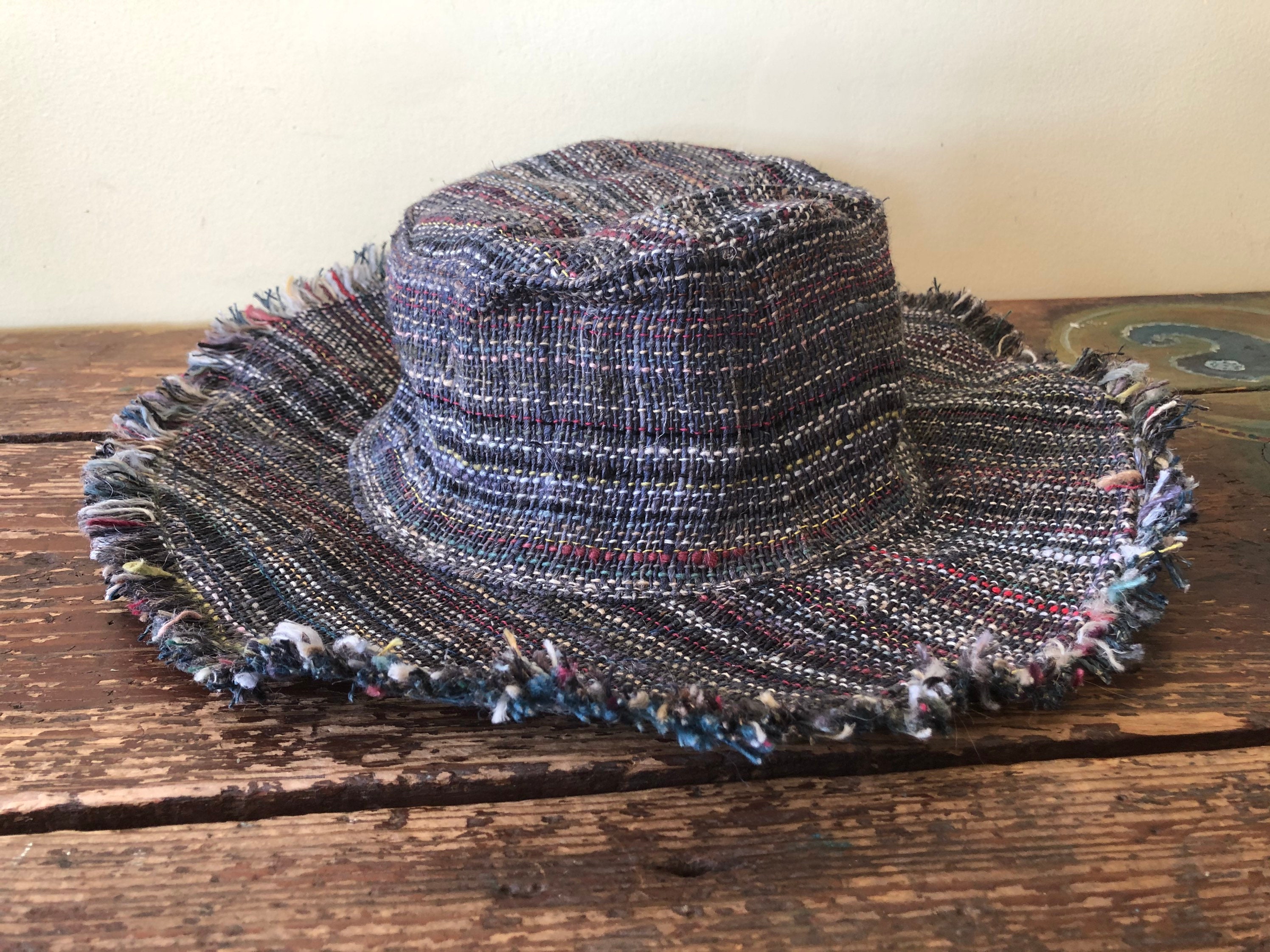 Wire Brim Hemp Hat - Etsy
