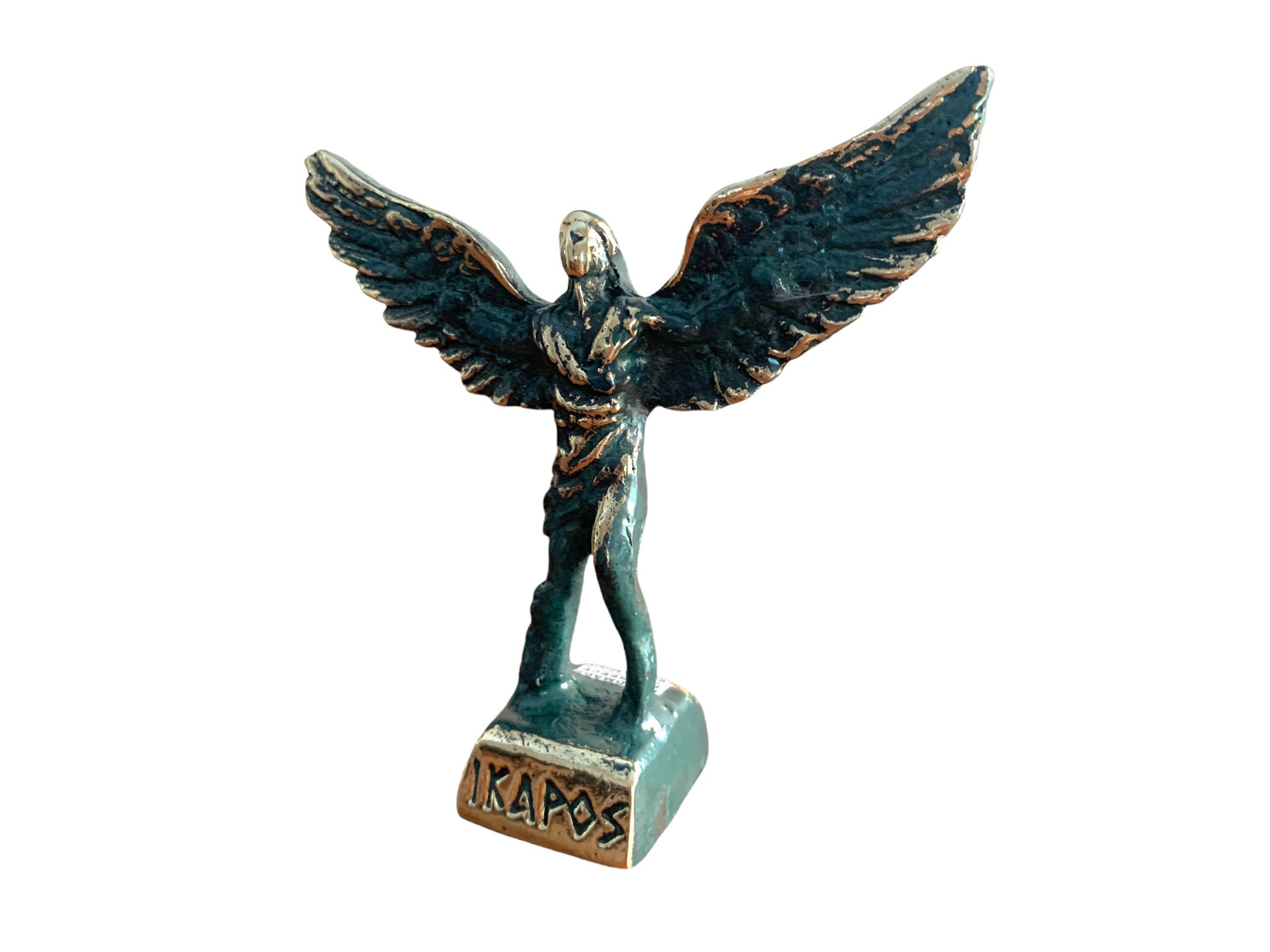 Icarus, Fall of Icarus, Metal Art Sculpture, Greek Mythology, Bronze ...