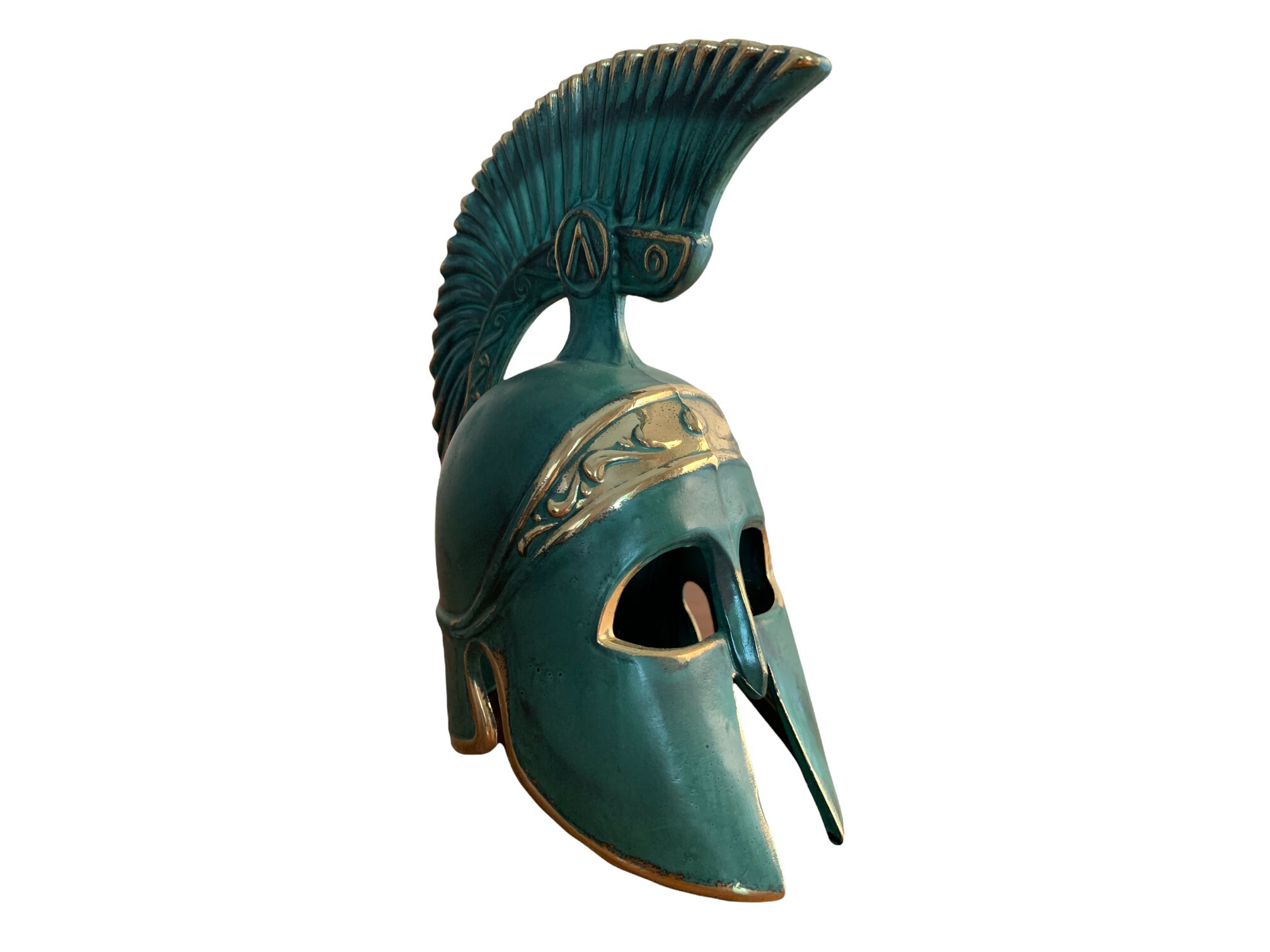 Spartan Helmet Ancient Greek Bronze Museum Replica | Etsy