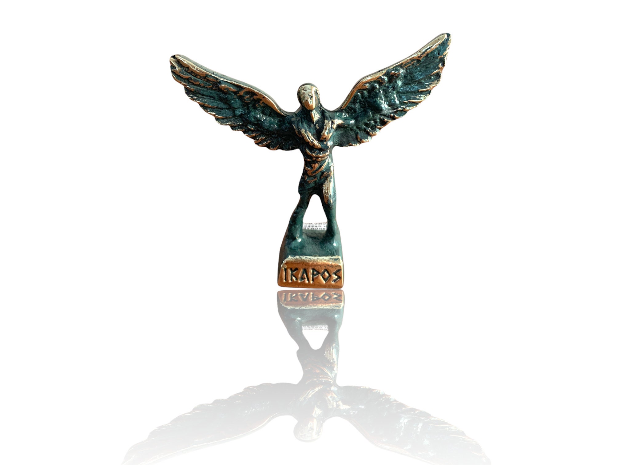 Icarus, Fall of Icarus, Metal Art Sculpture, Greek Mythology, Bronze ...