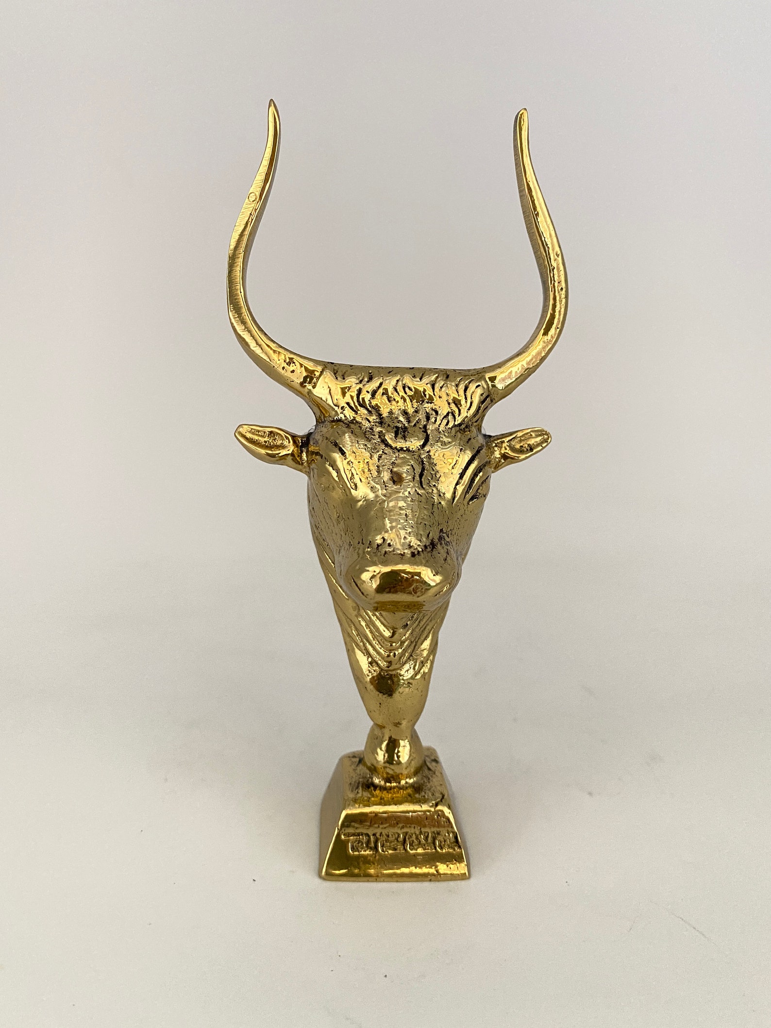 Minotaur Bronze Bull Statue Bull's Head Museum Replica | Etsy