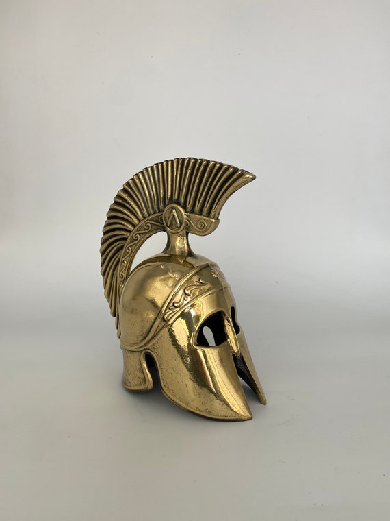 Spartan Helmet Ancient Greek Bronze Museum Replica | Etsy