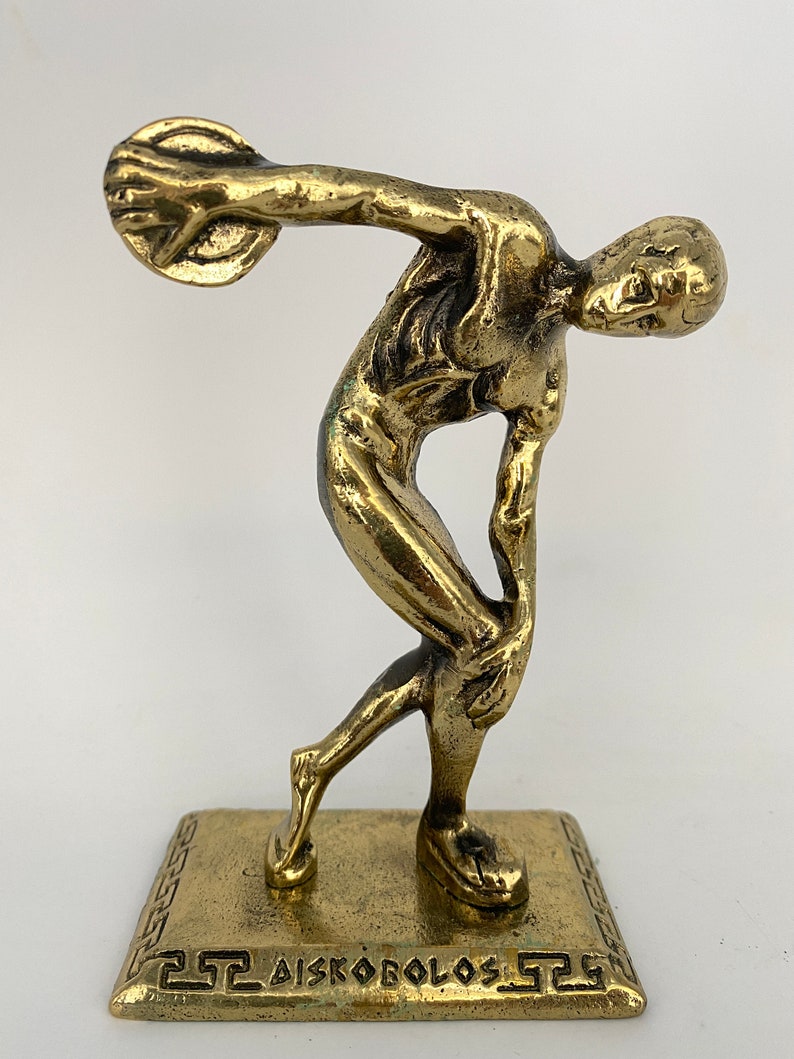 Discobolus Museum Replica Symbol of Olympic Games Ancient - Etsy