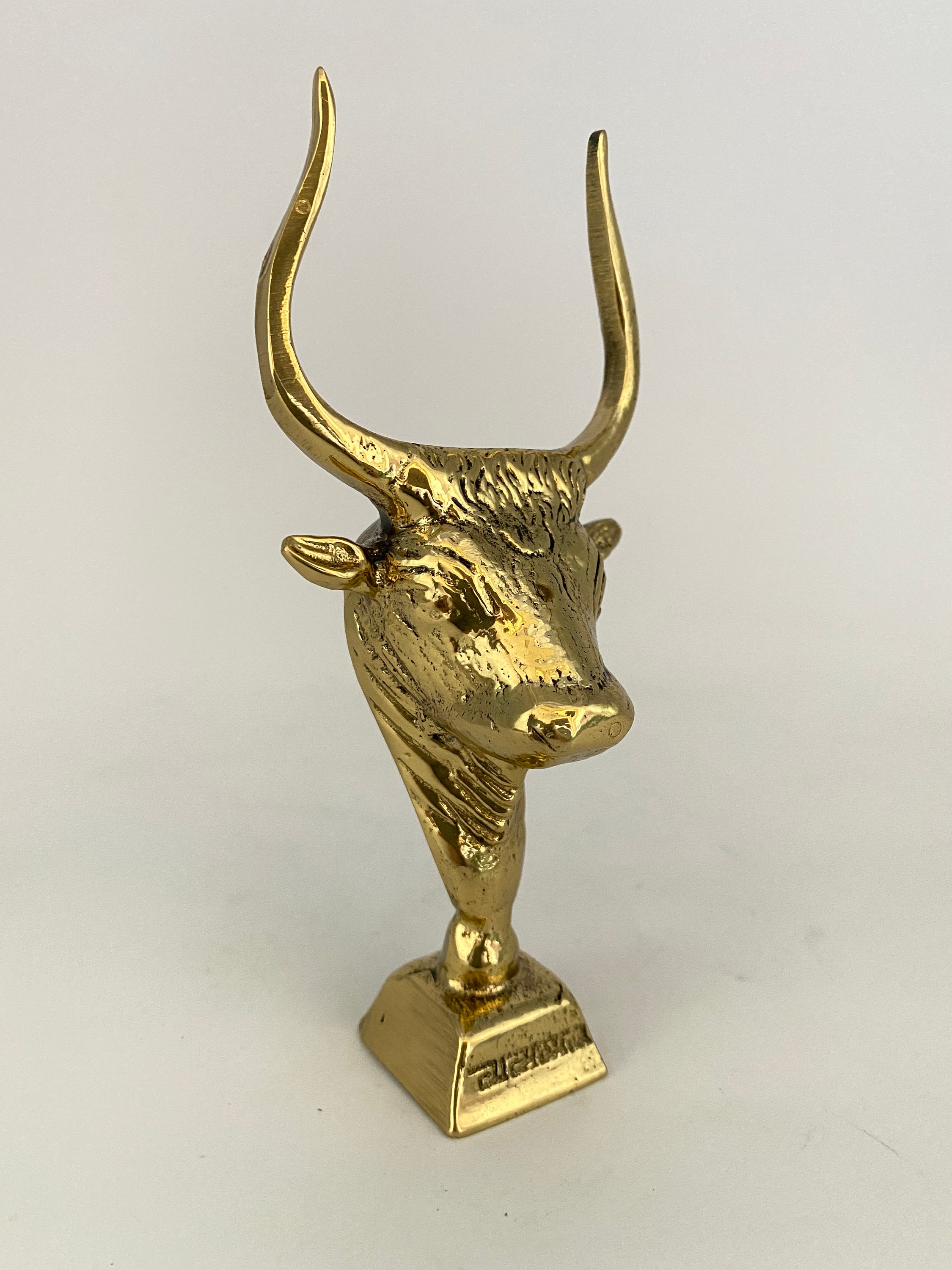 Minotaur Bronze Bull Statue Bull's Head Museum Replica | Etsy