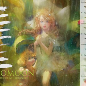 ATOMOON Procreate Brushes Drawing, Procreate Brushes Illustration, Procreate Brush Set ...