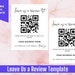 Editable Leave Us a Review Template, Canva Template, Printable Google ...