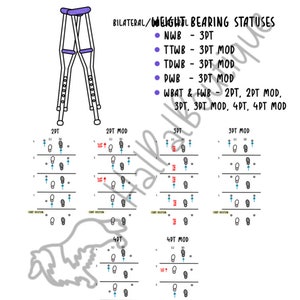 Gait Pattern & Assistive Device Guide for OT/PT Students (PDF) - Etsy