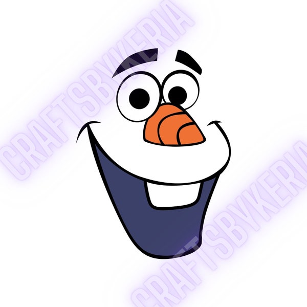 Olaf Face - Etsy