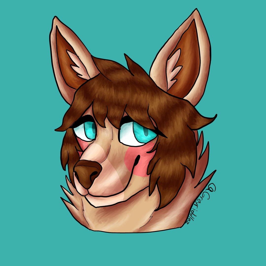 Furry Headshot Commission - Etsy