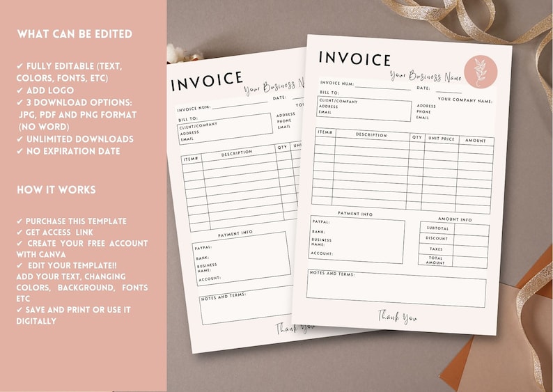 Craft Show Bundle, Small Business Template, Order Form Template, Price ...
