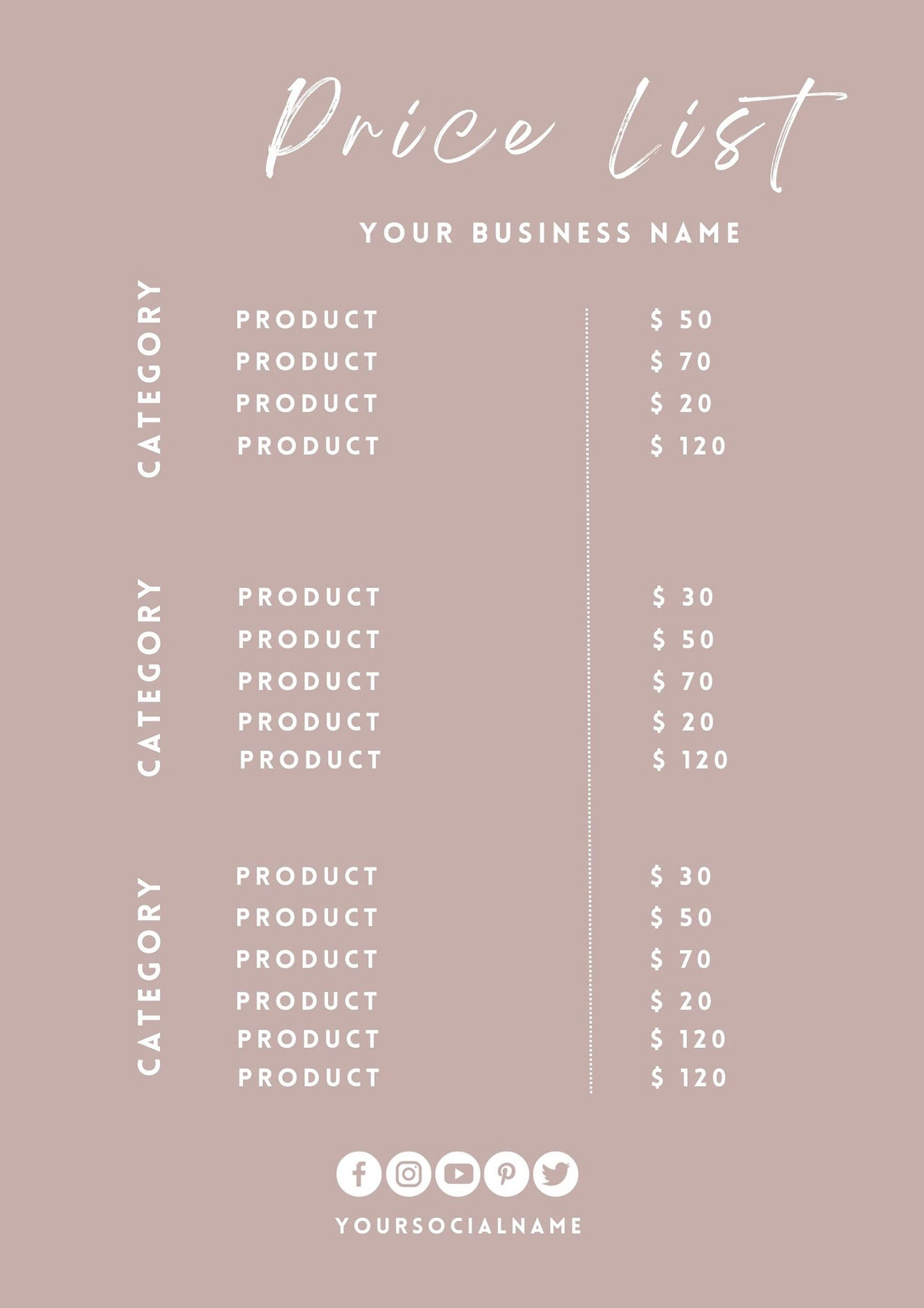 Printable Boho Bar Menu Sign Template, Drink Menu Sign, Wedding Bar ...