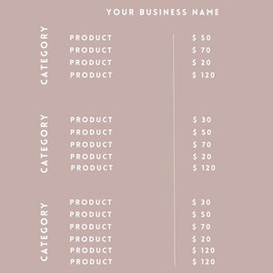 Printable Boho Bar Menu Sign Template, Drink Menu Sign, Wedding Bar ...