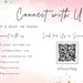 Editable Connect With Us Template: Social Media Sign (canva Template ...