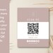 Scan to View Our Price List, Menu QR Code Sign, Modern QR Code Sign, Scan to Order, Elegant ...