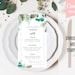 Christmas Menu Template Canva, Printable Christmas Menu, Holiday Menu ...