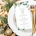 Christmas Menu Template Canva, Printable Christmas Menu, Holiday Menu ...