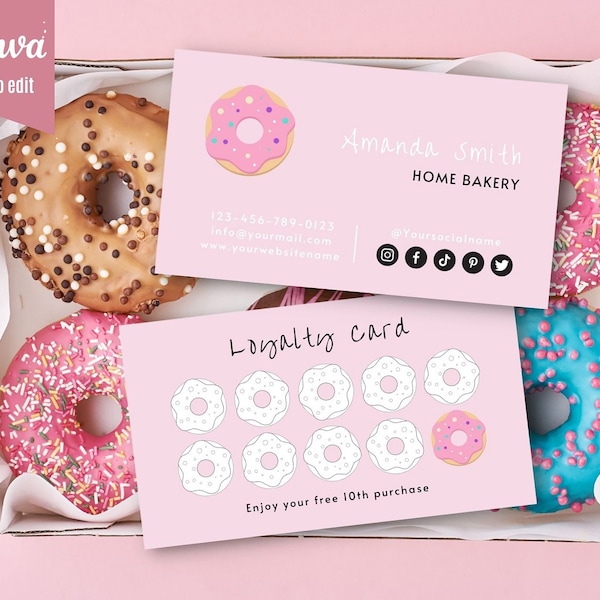 Bakery Business Card - Etsy