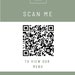 Scan to View Our Menu Sign, Menu QR Code Sign, Modern Menu QR Code ...