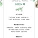 Christmas Menu Template Canva, Printable Christmas Menu, Holiday Menu ...