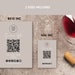 Scan to View Our Menu Sign, Menu QR Code Sign, Modern Menu QR Code ...