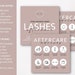 Boho Lash Aftercare Card Template, Lash Care Card, Lash Business Card ...
