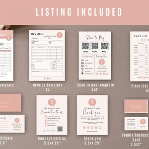 Craft Show Bundle, Small Business Template, Order Form Template, Price ...