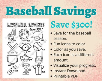 Baseball Savings - Etsy