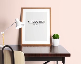 Yorkshire Wall Art - Etsy UK